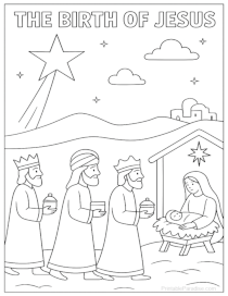 Printable Bible Story Coloring Pages